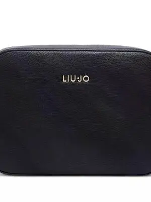 Liu Jo Medium Grained Effect Cross Body Bag - Black