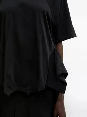 Undercover Panelled Raw-edge T-shirt