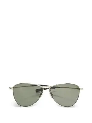 Saint Laurent Aviator Sunglasses - Silver