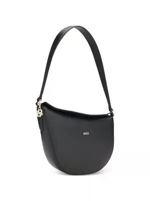 BOSS Logo Plaque Hobo Handbag