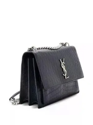 Saint Laurent Medium Sunset Bag - Black