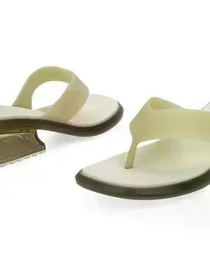 Melissa Margot Block-heel Sandals - Neutrals