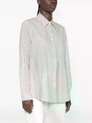 VICOLO Striped Shirt With Matching Tie