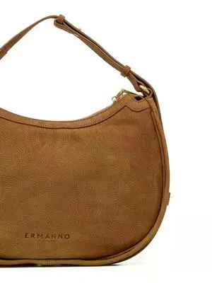 ERMANNO FIRENZE Shoulder Bag With Gold-tone Logo Plaque