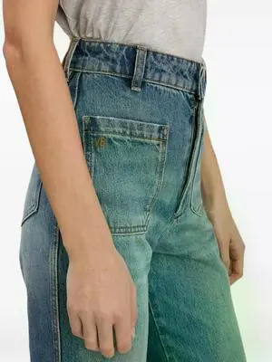 Victoria Beckham Alina Patch-pocket Wide-leg Jeans