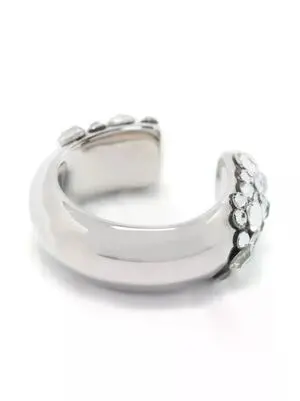 Sunnei Rhinestone Embellished Open Design Ring
