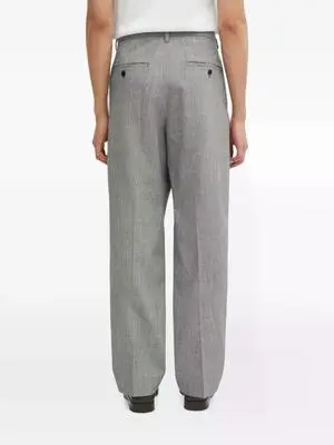 Visvim Houndstooth Pattern Pressed Crease Tailored Trousers