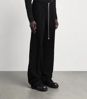 Rick Owens Dietrich Cotton-wool Sweatpants