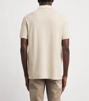 Paige Cotton Demille Polo Shirt - Green
