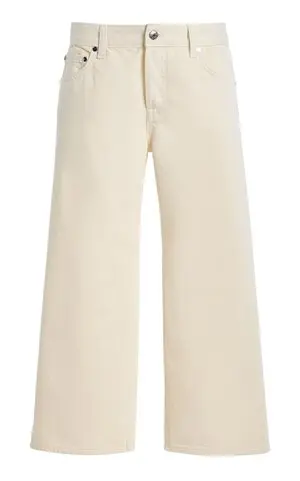 EB DENIM Rigid Low-Rise Capri Jeans