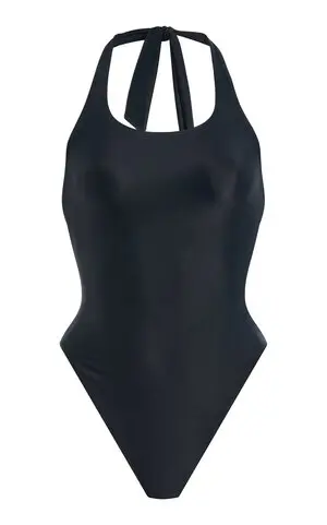 MARE PERPETUA Halterneck One-piece Swimsuit - Black