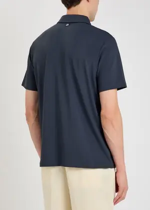 MALBON Fairway Logo-embroidered Piqué Jersey Polo Shirt