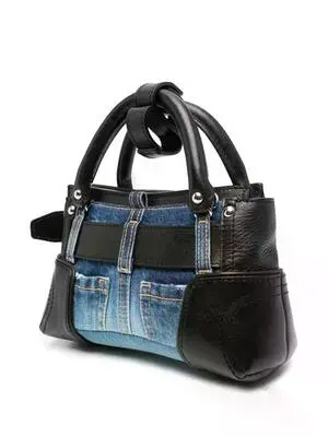Dsquared2 Denim Patchwork Tote Bag