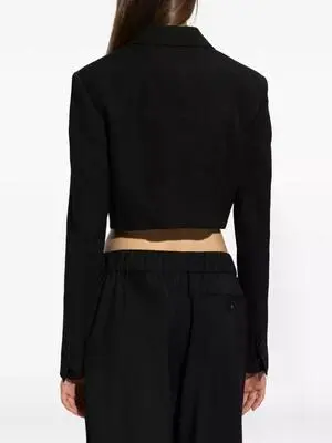 Dsquared2 Cropped Wool Jacket