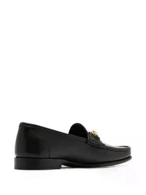 Magnanni Leather Loafers With Gold-tone Hardware