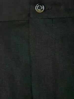 DELL'OGLIO Tailored Shorts With Pressed Crease