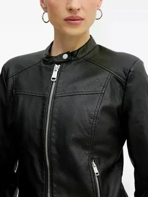Guess Monogram-embossed Zip-up Jacket