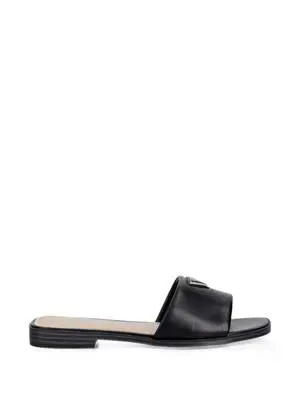 Guess Ramlan Logo-plaque Slides - Black