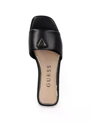 Guess Ramlan Logo-plaque Slides - Black