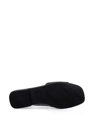 Guess Ramlan Logo-plaque Slides - Black
