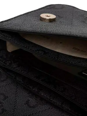 Guess Monogram Horsebit Detail Crossbody Bag