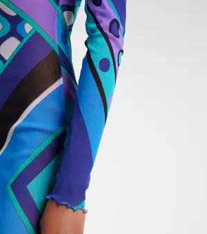 Emilio Pucci Vivara Ruffled Tulle Maxi Dress