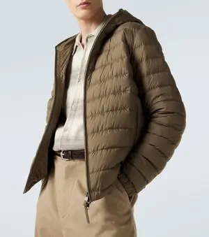 Moncler Solienn Quilted Down Jacket - Green