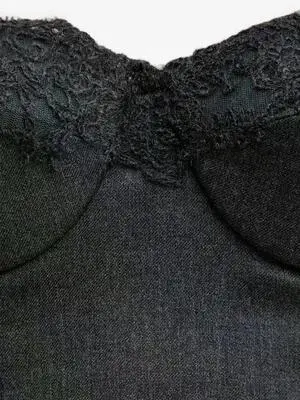 Ermanno Scervino Strapless Cropped Top