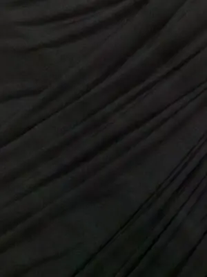 CHATS BY C.DAM One-shoulder Draped Midi Dress