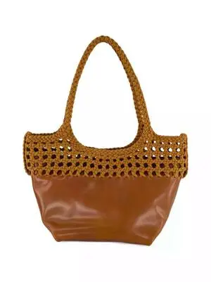 Hereu Elma Braided Shoulder Bag - Brown