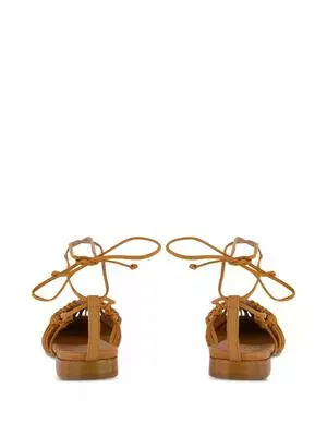 Hereu Mantera Leather Sandals - Brown