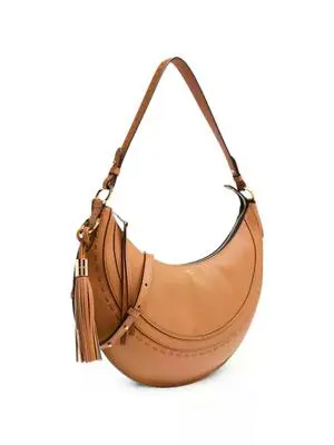 LANCEL Medium Shoulder Bag With Tassel Detail - Neutrals