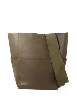 Celine Large Sangle Shoulder Bag - Grey