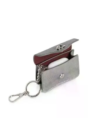 COCCINELLE C-me Logo-plaque Airpods Case - Silver