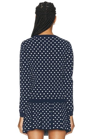 Sandy Liang Polka Dot Cardigan