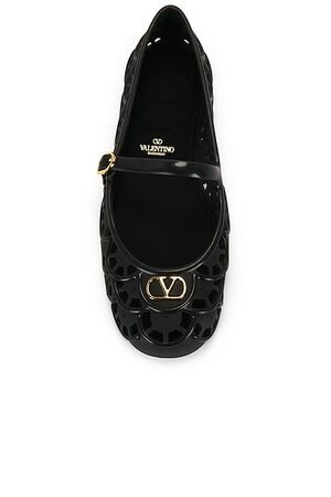 Valentino Garavani Ondette Ballerina Flats - Nero