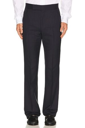 TOM FORD Clear Cut Herringbone Stripe Suit - Navy