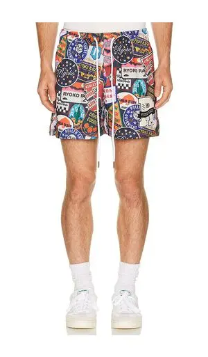 RYOKO RAIN Patch Collection Shorts