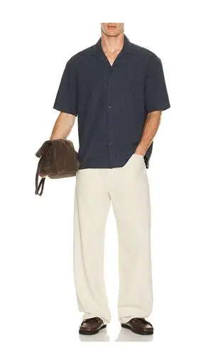 BOUND Embroidered Ribeira Shirt In . Also