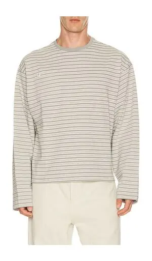 DRMERS CLUB Striped Long Sleeve Tee In . Also - Grey