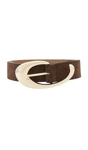 Ettika Suede Belt With Gold-tone Hardware