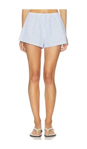 Good American Striped Pull-on Shorts