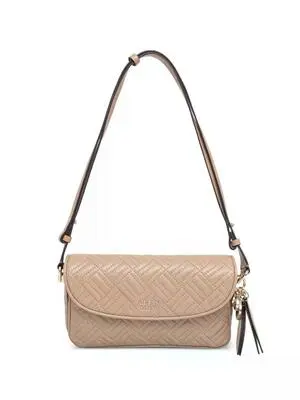Guess Sally Quilted Shoulder Bag - Neutrals