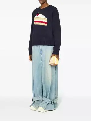 JW Anderson Cake" V-neck Sweater