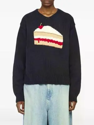 JW Anderson Cake" V-neck Sweater