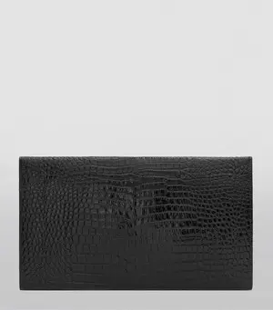 Saint Laurent Leather Uptown Clutch Bag