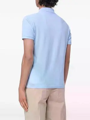 BROOKSFIELD Logo-embroidered Polo Shirt - Blue