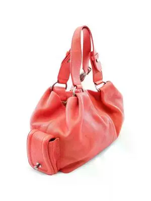 BVLGARI Coral Leather Leoni Handbag