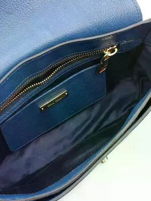 Miu Miu Madras Bicolore Shoulder Bag - Blue