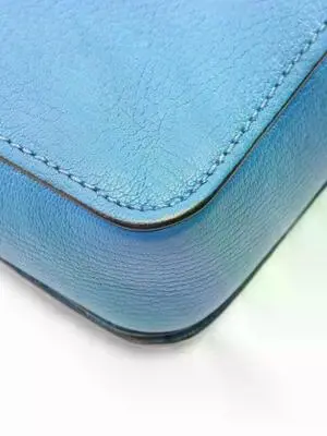 Miu Miu Madras Bicolore Shoulder Bag - Blue